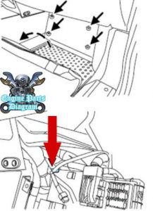 Ford GT Fuel System Inertia Shut-Off Switch Reset Location